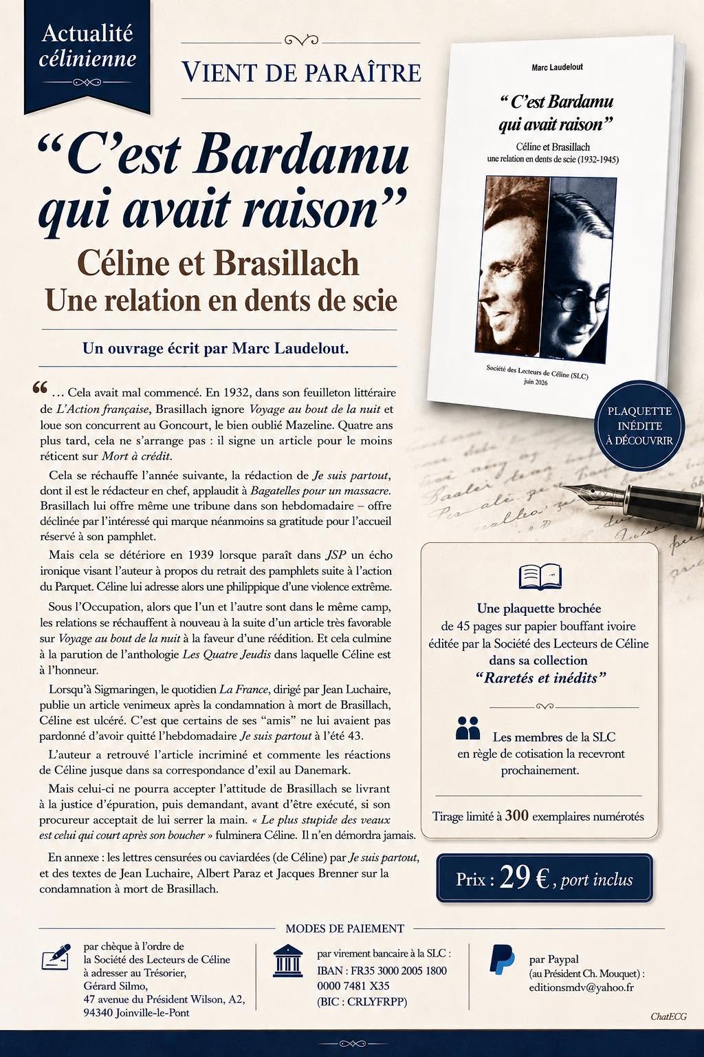 De son avant-guerre à notre après-guerre, Robert Brasillach ou l ...